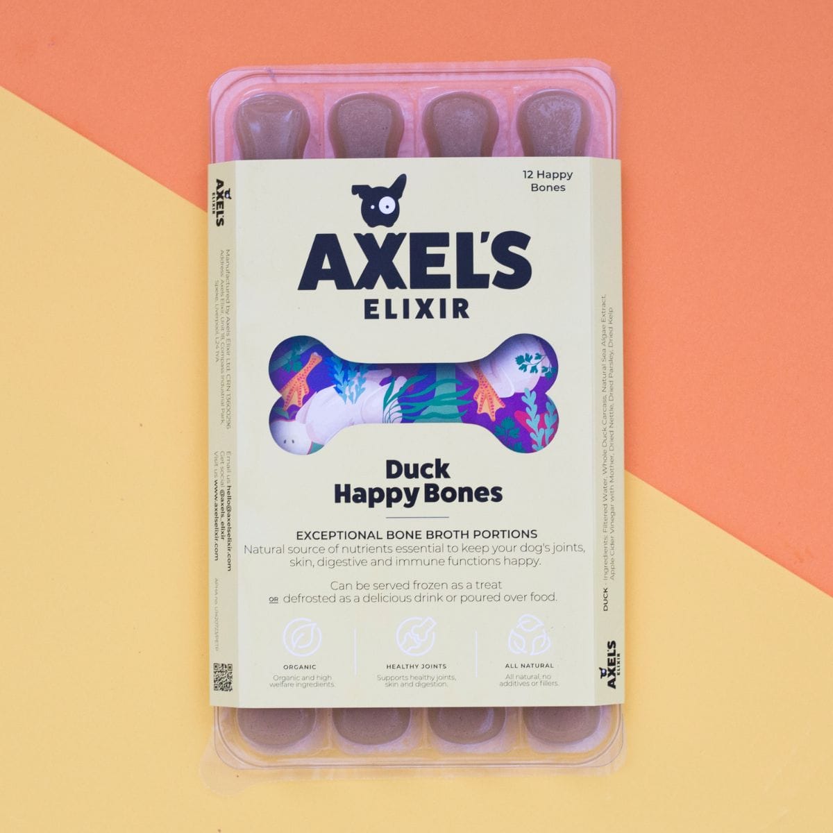 Axel's Elixir Frozen Bone Broth 'Happy Bones' – Mersey Raw Dog Food
